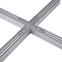 China Square Aluminium Channel For LED Strip Lighting 25mm x 25mm Dimension for sale
