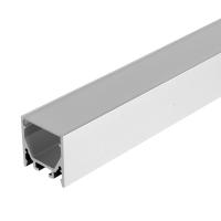 China Square Aluminium Channel For LED Strip Lighting 25mm x 25mm Dimension for sale