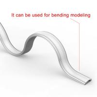 China Channel Bendable LED Strip Light Aluminum Profile With Anodized Painting for sale