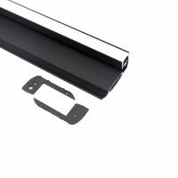 China Cinema Stair Nosing LED Profile 65mm×28mm With Anti Slip Rubber for sale
