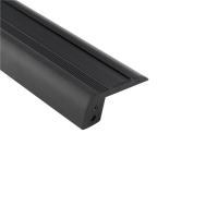 China Cinema Stair Nosing LED Profile 65mm×28mm With Anti Slip Rubber for sale