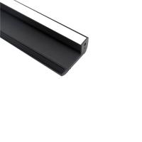 China Cinema Stair Nosing LED Profile 65mm×28mm With Anti Slip Rubber for sale