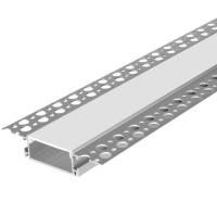 China Plaster Ceiling Drywall Aluminum Profile For LED Strip Lighting 98mm x 18mm for sale