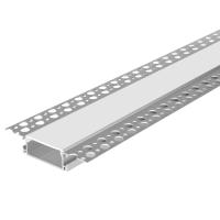 China Plaster Ceiling Drywall Aluminum Profile For LED Strip Lighting 98mm x 18mm for sale