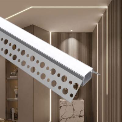 China Trimless Drywall Plasterboard LED Profile For LED Strip Aluminum Alloy Material for sale