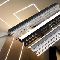 China Trimless Drywall Plasterboard LED Profile For LED Strip Aluminum Alloy Material for sale