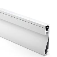 China Skirting Plasterboard LED Profile Aluminium Alloy Material For 10mm Width Led Strip for sale