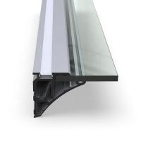 China Surface Mounted Plasterboard LED Profile , Silver Extruded Aluminum LED Channel for sale