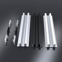 China Anodizing LED Strip Light Aluminium Extrusion Extruded Silver black color for sale