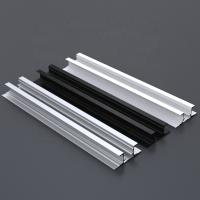 China Anodizing LED Strip Light Aluminium Extrusion Extruded Silver black color for sale