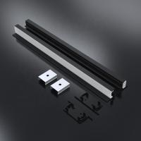 China Anodizing LED Strip Light Aluminium Extrusion Extruded Silver black color for sale