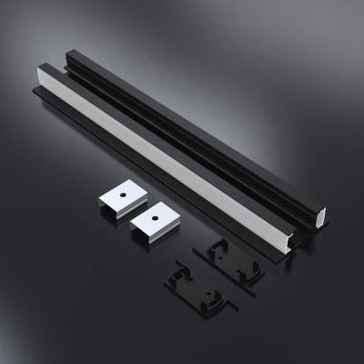China Anodizing LED Strip Light Aluminium Extrusion Extruded Silver black color for sale