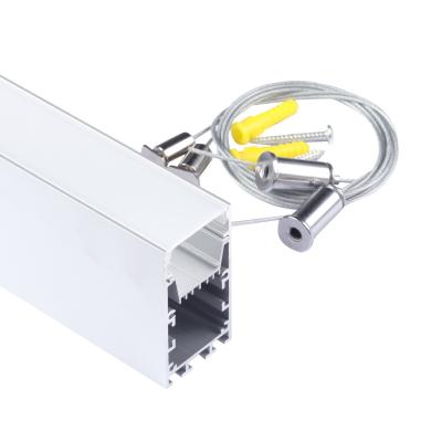 China 1M 2M U Shape Led Aluminum Channel Wall Indoor Lighting Powder Coated for sale