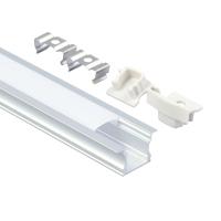 China Wardrobe Recessed LED Profiles U Shape Heat Sink Led Aluminum Extrusion for sale