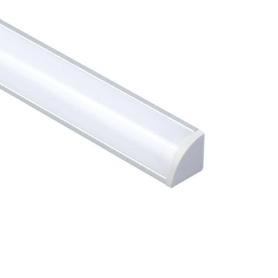 China 8*8mm Corner Led Channel V Shape Kitchen Light  Corner Mounted LED Aluminum Profile for sale