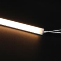 China Slim Custom Length Milky Diffuser Decoration Corner LED Channel For Cabinet Light for sale