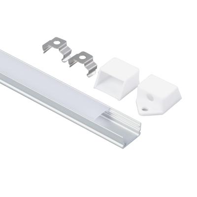 China Small Size LED Extrusion Profile PC Diffuser Wardrobe Cabinet Light Surface for sale