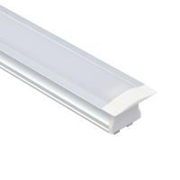 China 19mm Indoor Wall Led Profile Recessed Decorative Wardrobe Light Plaster for sale