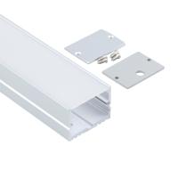 China T8 Extruded Surface Mount Led Profile Aluminum Mounting Channel for sale