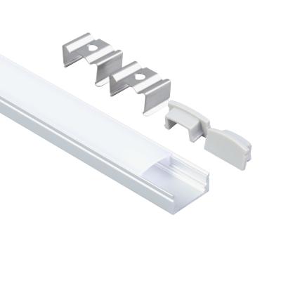 China Decorative Home Light Led Strip Aluminum Profile With PC Cover for sale