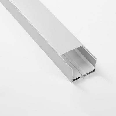 China Hanging Lighting Suspended Aluminum Led Profile U Shape Lighting Fixture for sale