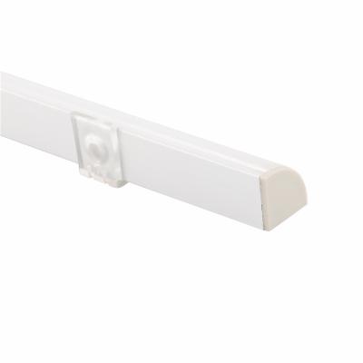 China Milky Cover V Shape Cabinet Light Led Extrusion Profile Surface Mounted for sale