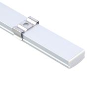 China Indoor Lighting Surface Aluminum Led Profile Milky White Diffuser for sale