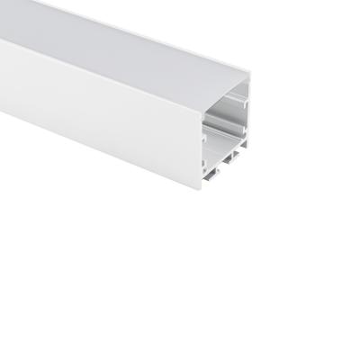 China Rectangular U Shape Strip Light Office Lighting Suspended Led Profile Aluminium for sale