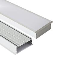 China LED Strip Light Aluminum Channel Recessed Plaster LED Profile Customized Anodized for sale