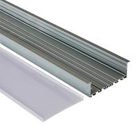 China LED Strip Light Aluminum Channel Recessed Plaster LED Profile Customized Anodized for sale