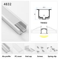 China New Design Wall Mounted Flat LED Aluminum Profile For Kitchen Lighting for sale