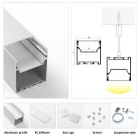 China Linear Light Aluminum LED Profile With Heatsink Tray LED Driver Built In for sale