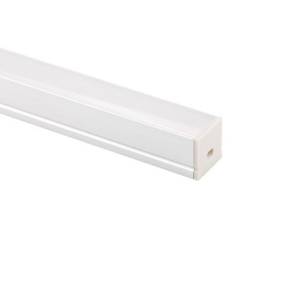 China 20mm Width U Shape Led Aluminum Profile PC Cover Kitchen Wardrobe Light for sale