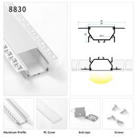 China Gypsum Trimless Recessed Aluminium Led Channel Ceiling Mount Linear Light for sale