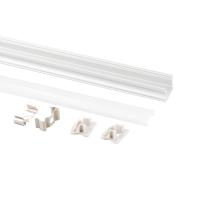 China Anodizing Extruded Housing Aluminum Led Lighting Profile Surface Mounted for sale