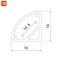 China Housing V Shape Corner Mounted Led Aluminum Channel For Cabinet Light for sale