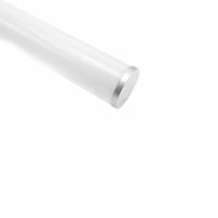 China 60mm PC Milky Cover Extrusion Suspended Led Aluminum Profile For Ceiling Lighting for sale