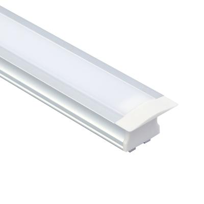 China U Shape Furniture LED Light Aluminum Channel , Silver Aluminum Recessed LED Profile for sale
