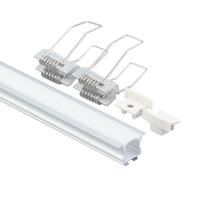 China U Shape Furniture LED Light Aluminum Channel , Silver Aluminum Recessed LED Profile for sale