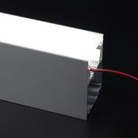 China 50x75mm Office Led Linear Light Suspended Led Profile For Pendant Light for sale