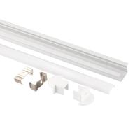 China Kitchen Cabinet Led Aluminum Profile Channel , Recessed Led Plaster In Profile for sale
