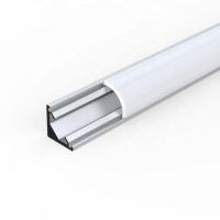 China Aluminum Alloy LED Strip Light Corner Profile Anodized painting For Indoor for sale