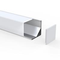 China OEM LED Strip Corner Channel ,  V Shaped Extrusion 45 Degree Aluminum LED Channel for sale
