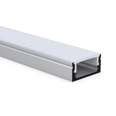 China Wardrobe Office Surface Mounted LED Profile 17x7.8mm Dimension for sale