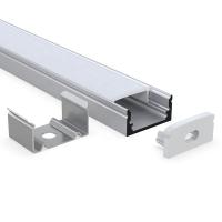 China Wardrobe Office Surface Mounted LED Profile 17x7.8mm Dimension for sale