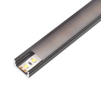 China U Shape Black Surface Mounted LED Profile Aluminium Alloy Material For LED Strip for sale
