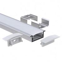 China Wall Lighting Recessed LED Strip Profile 1m 2m 3m Length For Wardrobes wine cabinets for sale