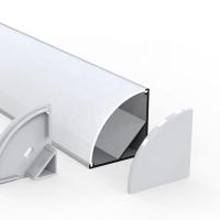 China Wardrobe Office Corner LED Profile 1m 2m 3m Length For Light Bar for sale
