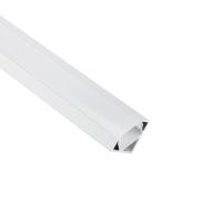 China Milky Corner LED Channel , Aluminum corner mount LED strip 18mm x 18mm for sale