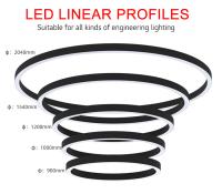China Profile Aluminium Housing For LED Strip Lights Bendable Flexible OEM for sale